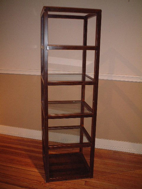 Custom steel standing shelf - Urban Steel Designs